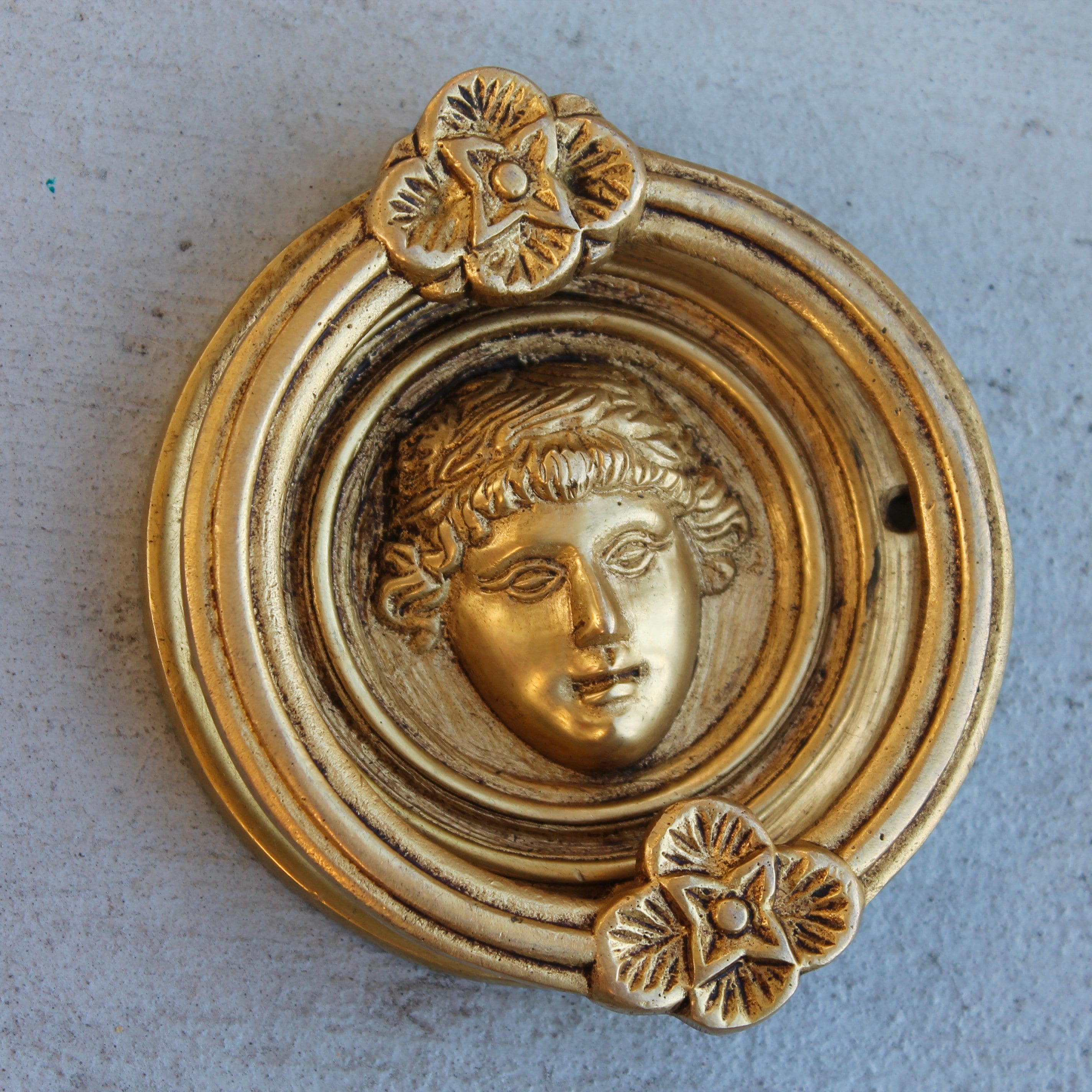 Vintage Door Knocker Victorian Style Antique Solid Brass - Etsy