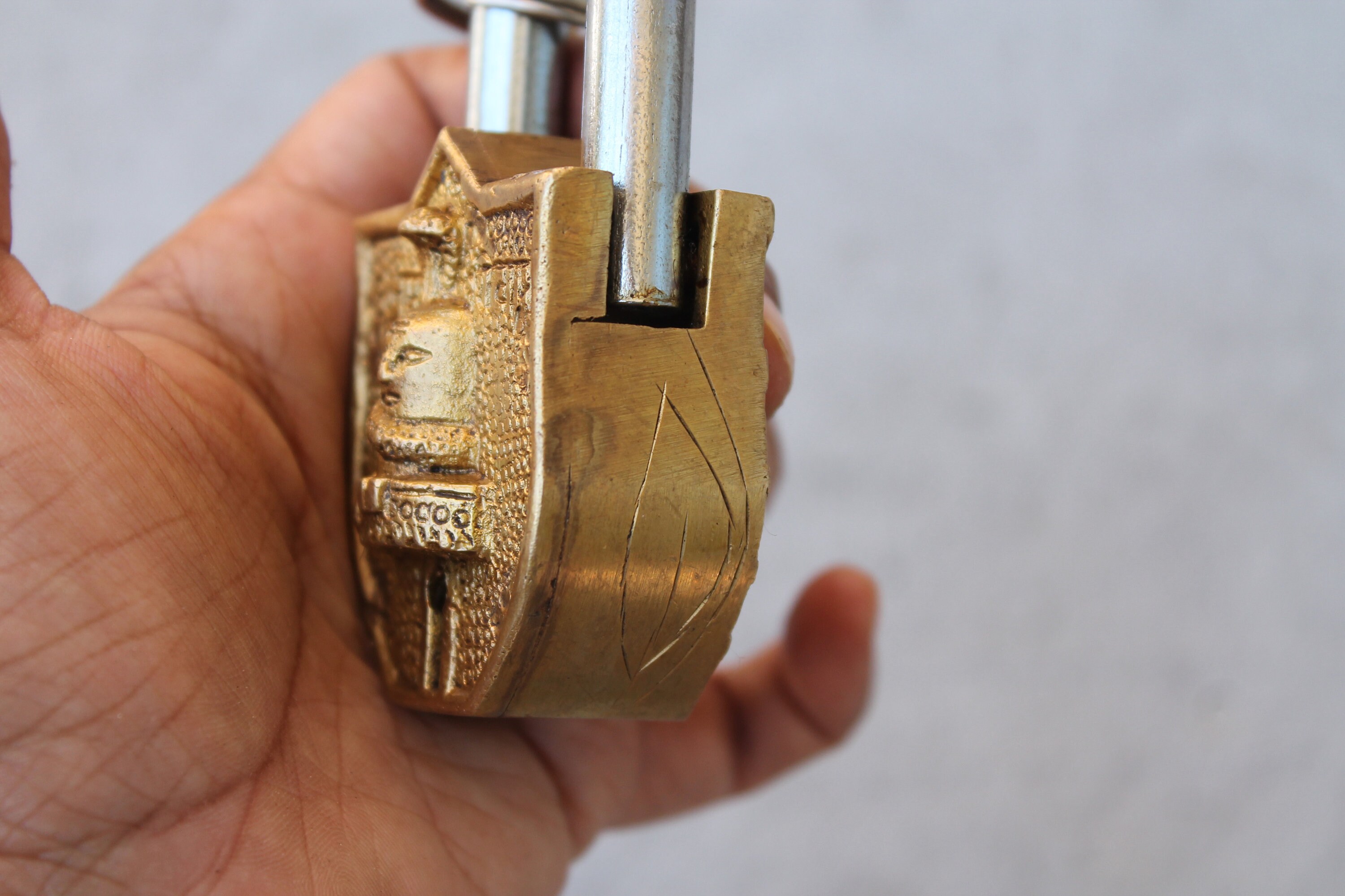 Brass Shivalingam Vintage Padlock Hinduism Lord Shiva Hindu - Etsy