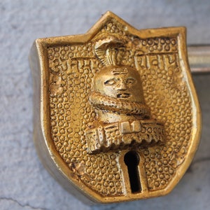 Brass Shivalingam Vintage Padlock - Hinduism Lord Shiva, Hindu ...