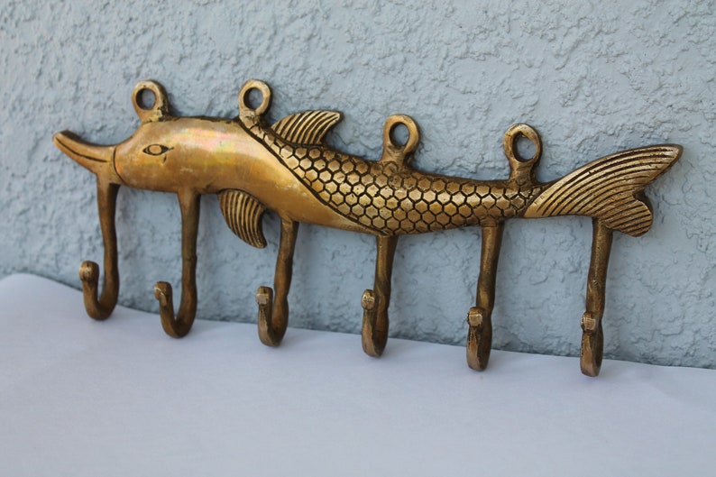 FISH Wall Hook Towel Hook for Beach / Lake House Decor | Etsy