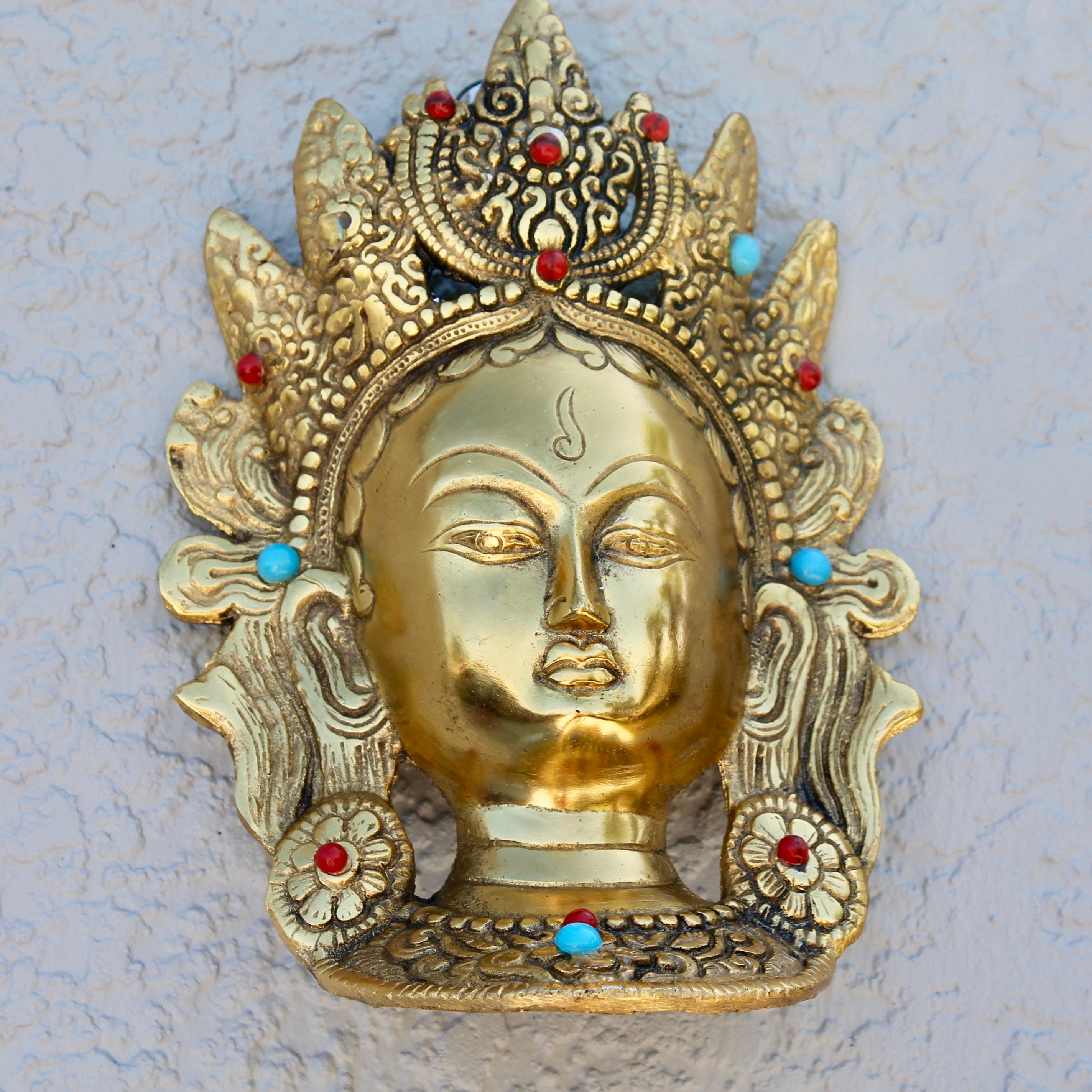 Vintage Metal Goddess Statue, Altar Deity Statue OR Meditation Room ...