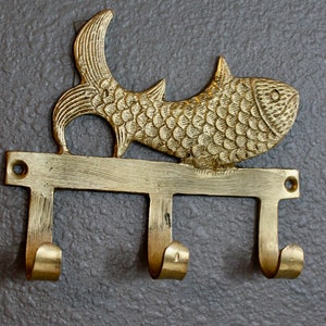 FISH Wall Hook, Towel Hook for Farmhouse Ranch Decor, Entryway Rustic ...