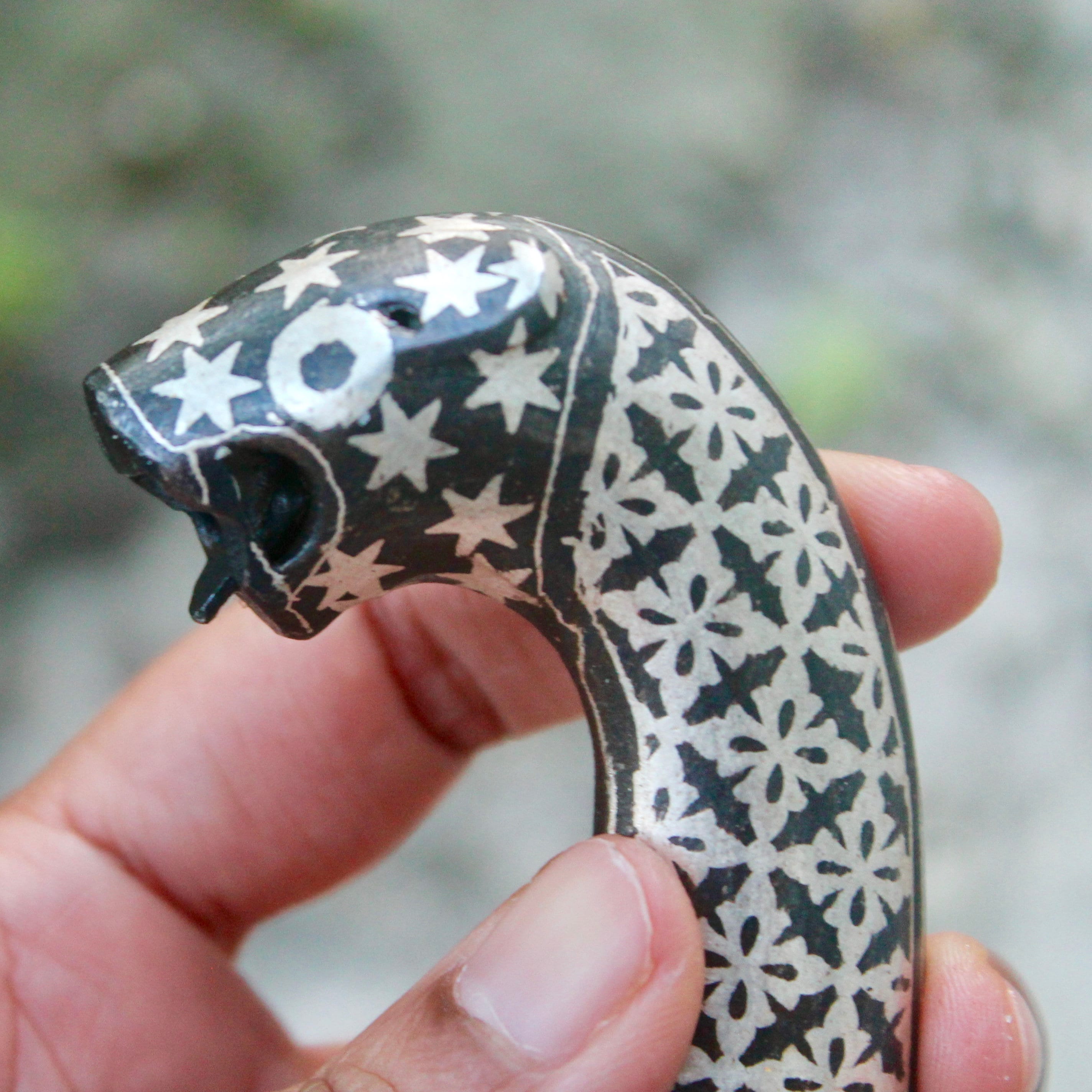 Elephant Vintage Damascus Steel Dagger With 10 Inch Iron Blade | Etsy