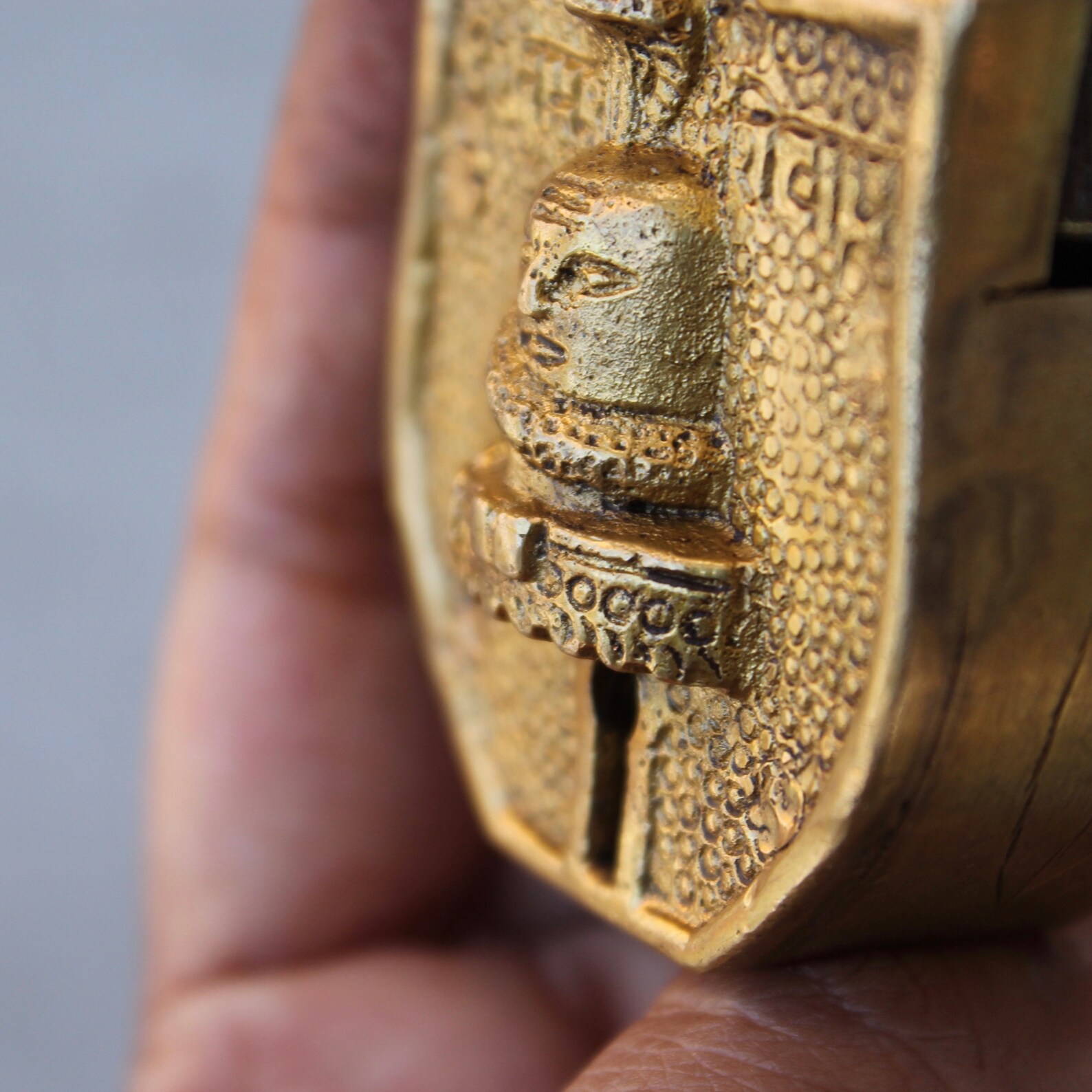 Brass Shivalingam Vintage Padlock Hinduism Lord Shiva Hindu | Etsy