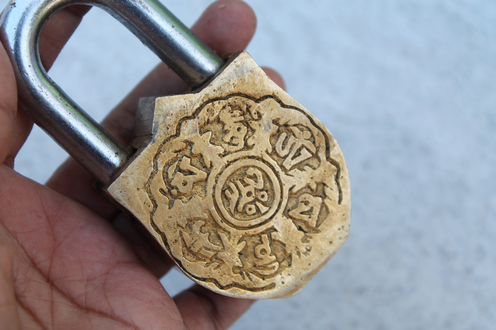 Old Buddha Padlock Rare Lock Antique working lock Ancient | Etsy