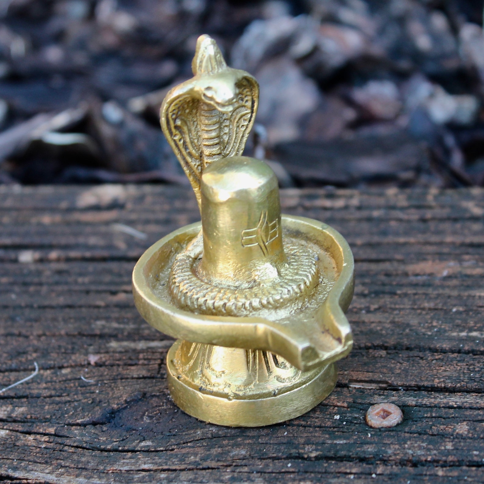 Vintage Solid Brass Lord Shiva Lingam Hindu Altar Deity | Etsy New Zealand