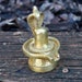 Vintage Solid Brass Lord Shiva Lingam Hindu Altar Deity ,mediation Gift ...