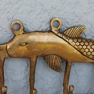 FISH Wall Hook, Towel Hook for Beach / Lake House Decor, Entryway ...