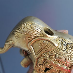 Vintage Brass Elephant HUGE Padlock Rare Lock, Antique Working Lock ...