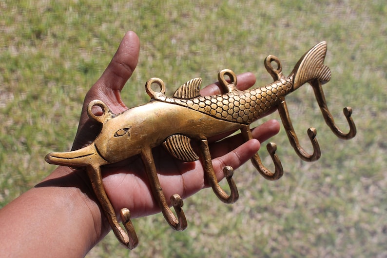 FISH Wall Hook Towel Hook for Beach / Lake House Decor | Etsy