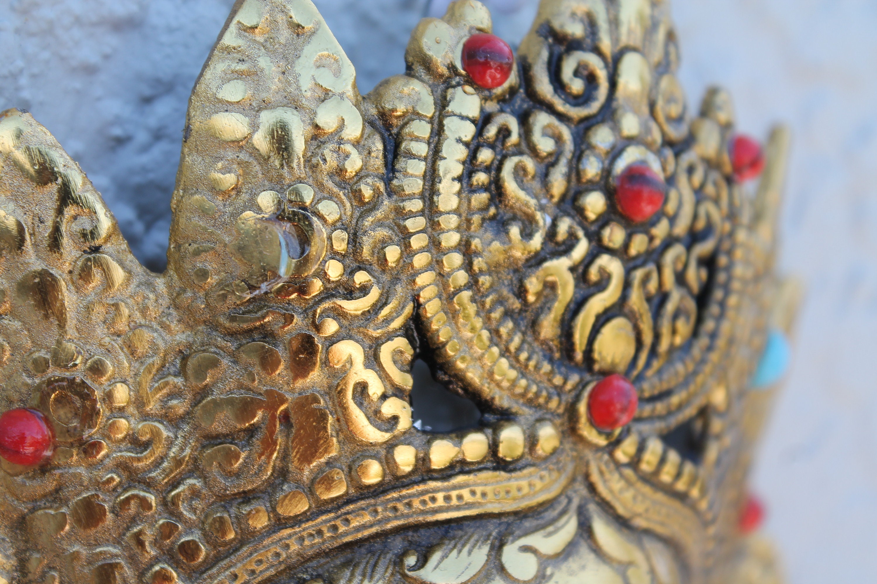 Vintage Metal Goddess Statue Altar Deity statue OR Meditation | Etsy