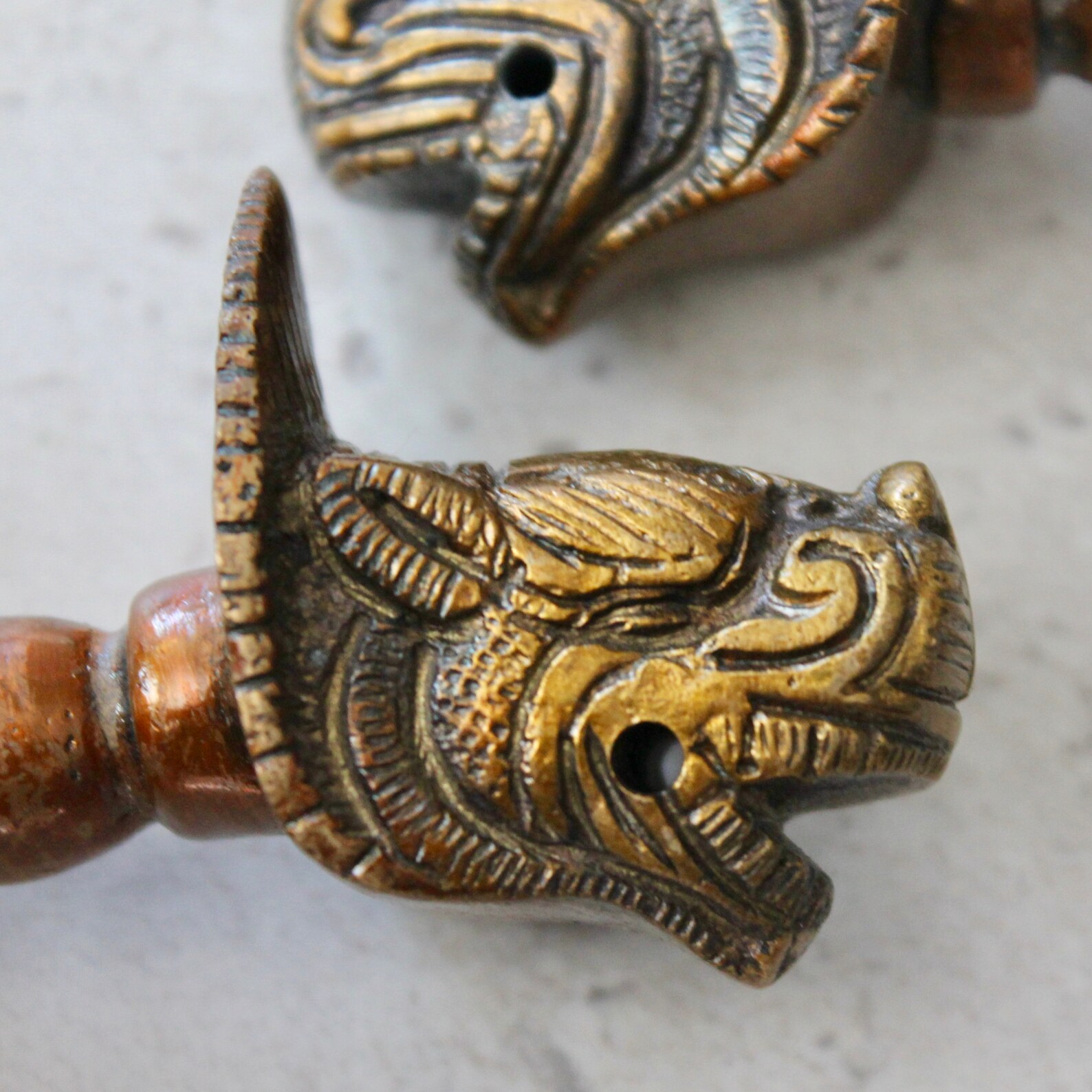 Decorative Lion Drawer Knobs and Pulls Animal Vintage Dresser | Etsy