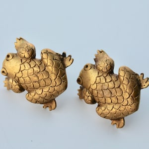 Decorative Drawer Knobs and Pulls, Toad Frog Animal Vintage Dresser Handle, Brass Door Knob ...