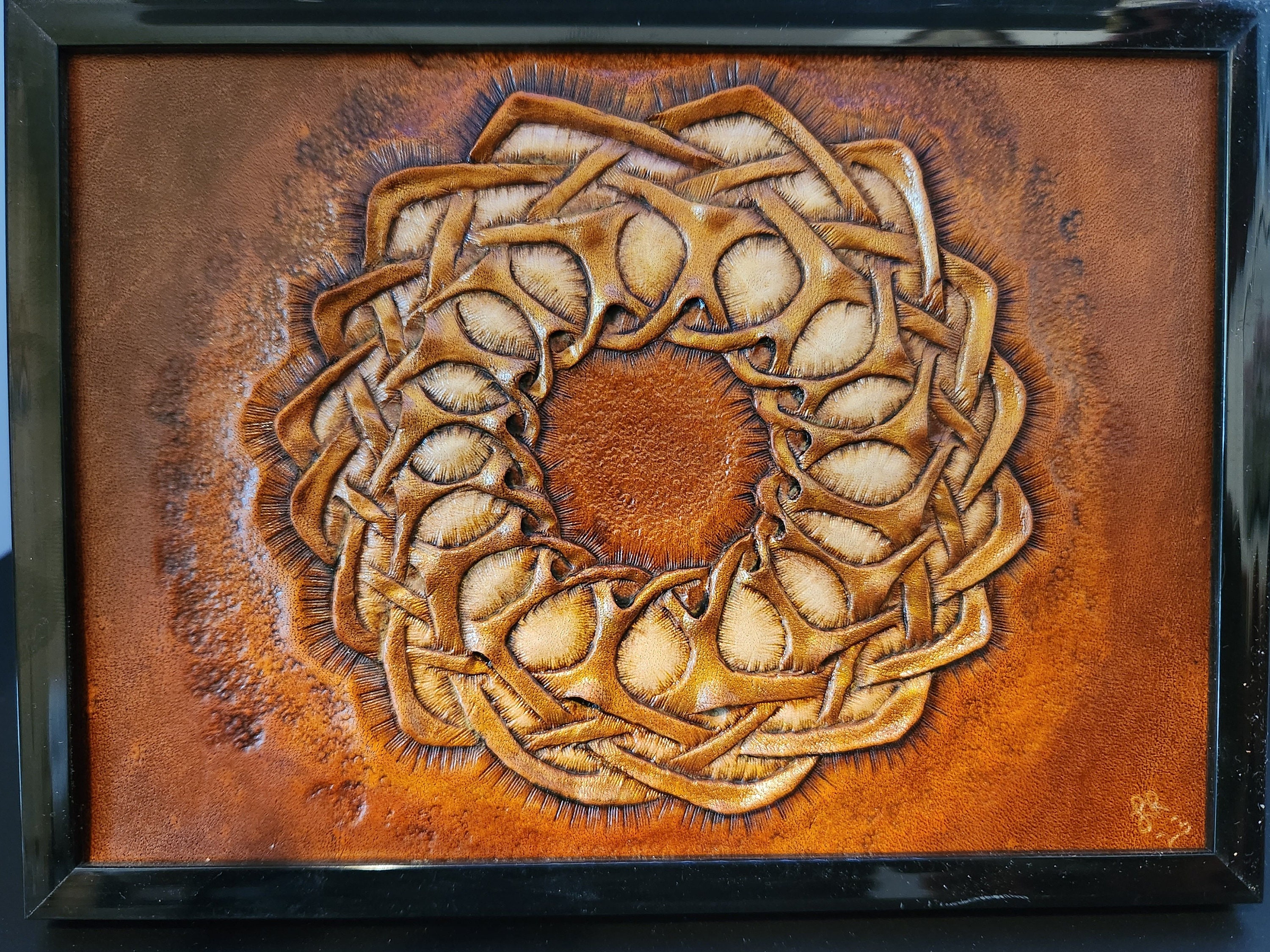 Leather Wall Art Custom Leather Wall Decor Wall Decor - Etsy