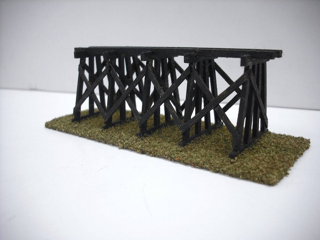 Train Time Laser N Scale Custom Laser Cut Trestle Bridge Kit - Etsy