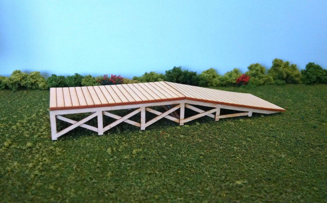 Train Time Laser HO Scale Laser Cut Loading Ramp Kit - Etsy