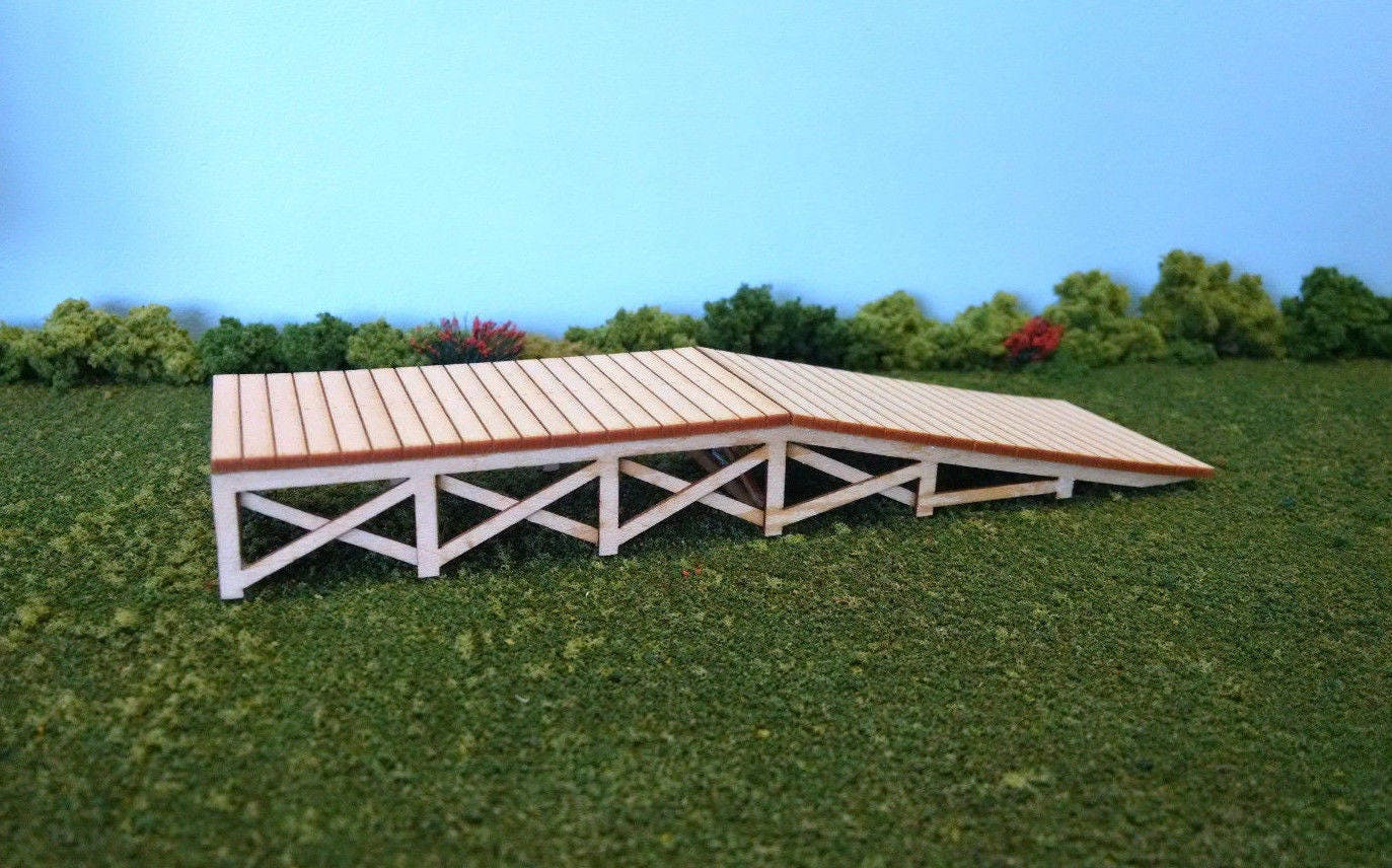 Train Time Laser HO Scale Laser Cut Loading Ramp Kit - Etsy