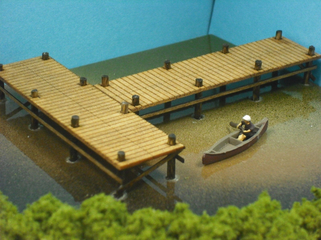 Train Time Laser N Scale Laser Cut Boat Dock Pier Kit - Etsy