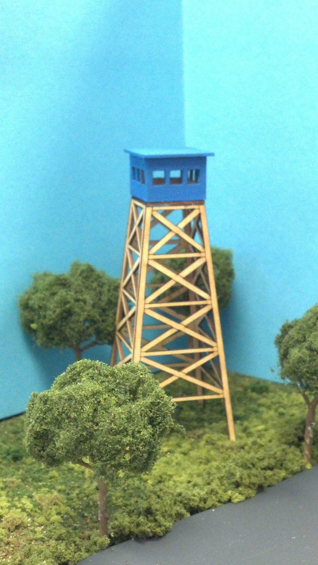 Train Time Laser HO Scale Forest Fire Lookout Tower Kit - Etsy