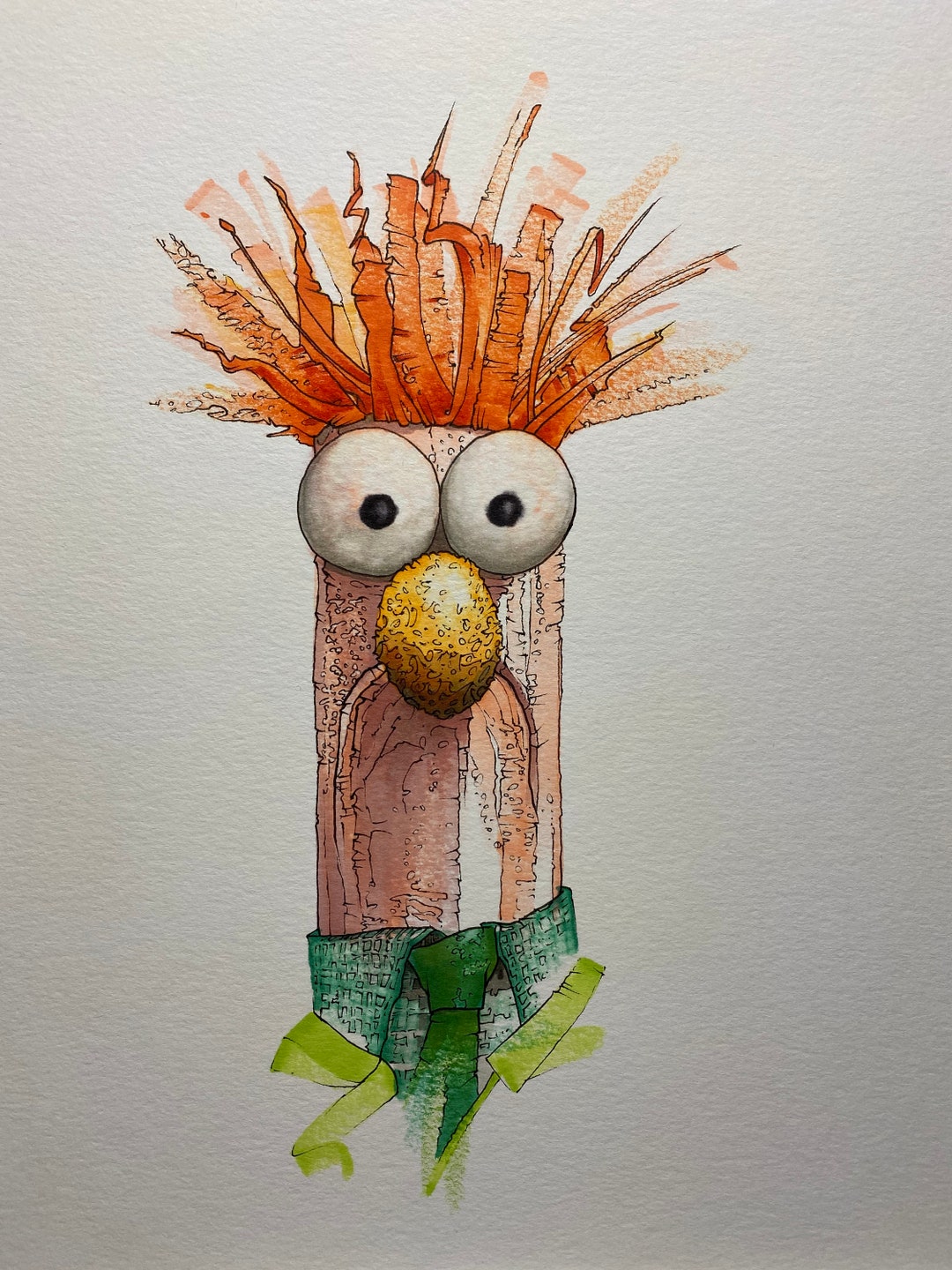 BEAKER - the Muppets - Etsy