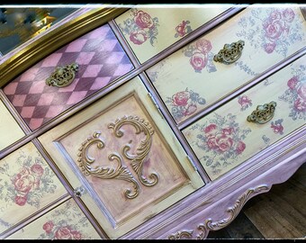 Hand painted dresser | Etsy