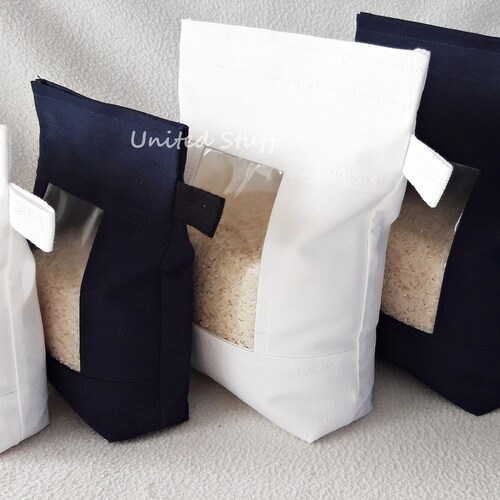 Bulk Produce Bags With Window Reusable Food Storage ECO Vegan - Etsy