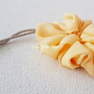 Linen Shower Pouf Choose 2 Plastic Free Puff Handmade Bath - Etsy