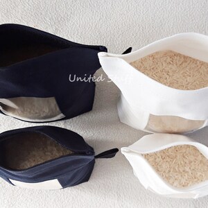 Bulk Produce Bags With Window Reusable Food Storage ECO Vegan Bags Zero ...