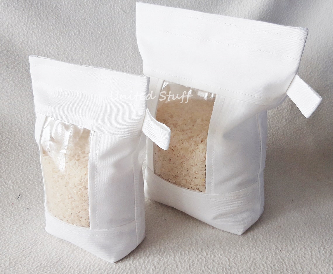 Bulk Produce Bags With Window Reusable Food Storage ECO Vegan - Etsy