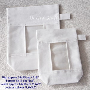 Bulk Produce Bags With Window Reusable Food Storage ECO Vegan Bags Zero ...
