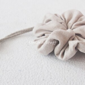 Linen Shower Pouf Choose 2 Plastic Free Puff Handmade Bath - Etsy