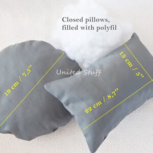 Newborn Posing Pillows Set of 5, Big Bean Bag UNFILLED Cover or 4 ...
