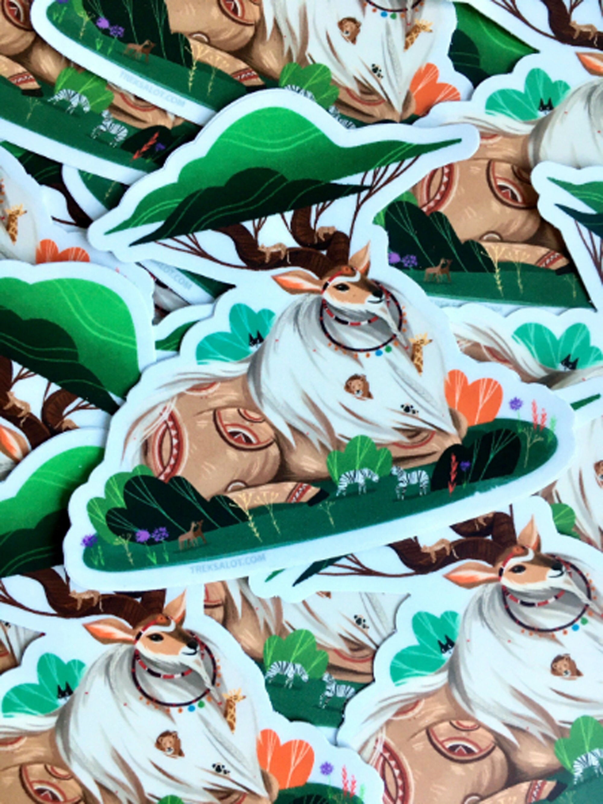 Antelope Sticker 4 African Kudu Decal Woodland | Etsy