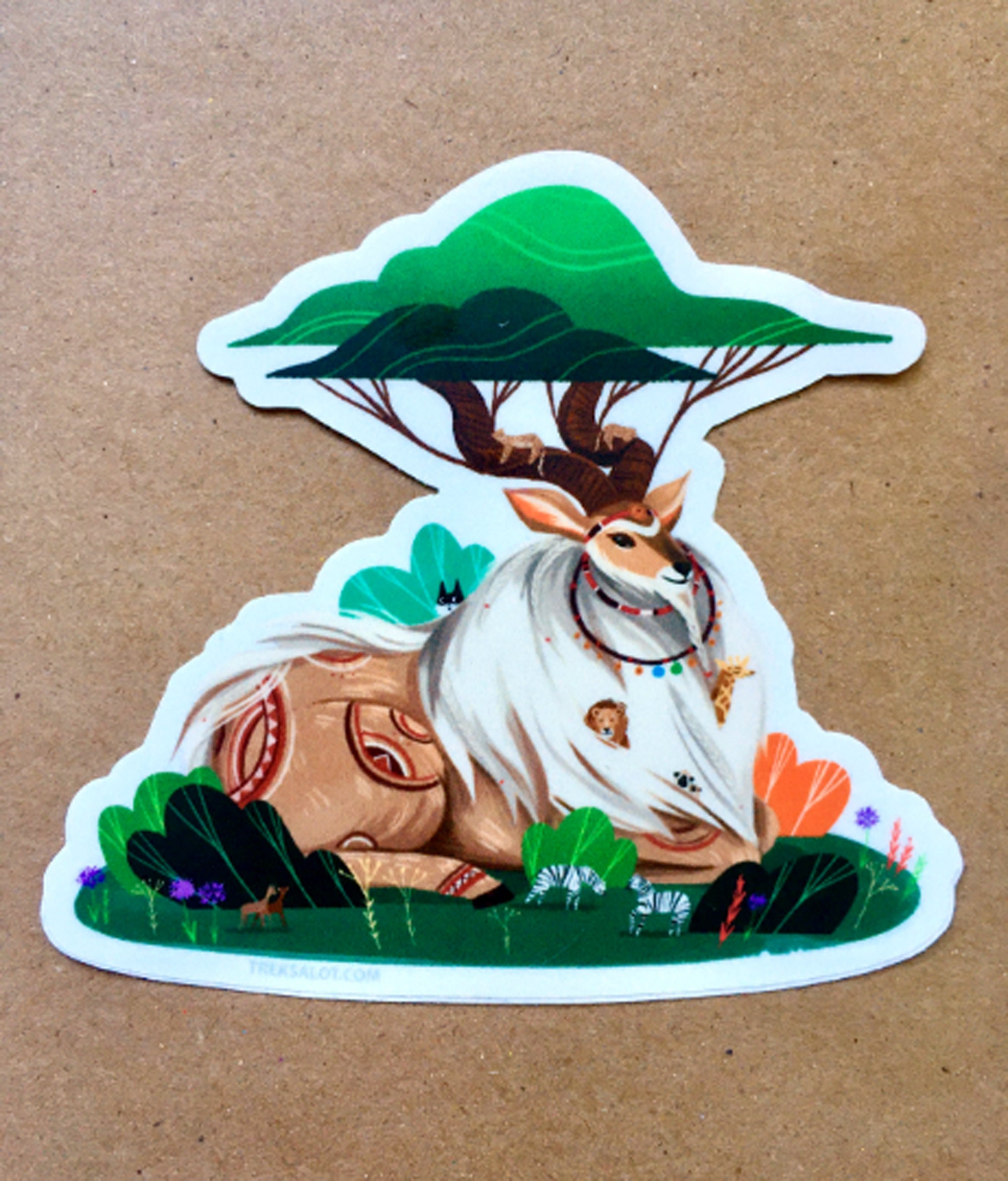 Antelope Sticker 4 African Kudu Decal Woodland | Etsy