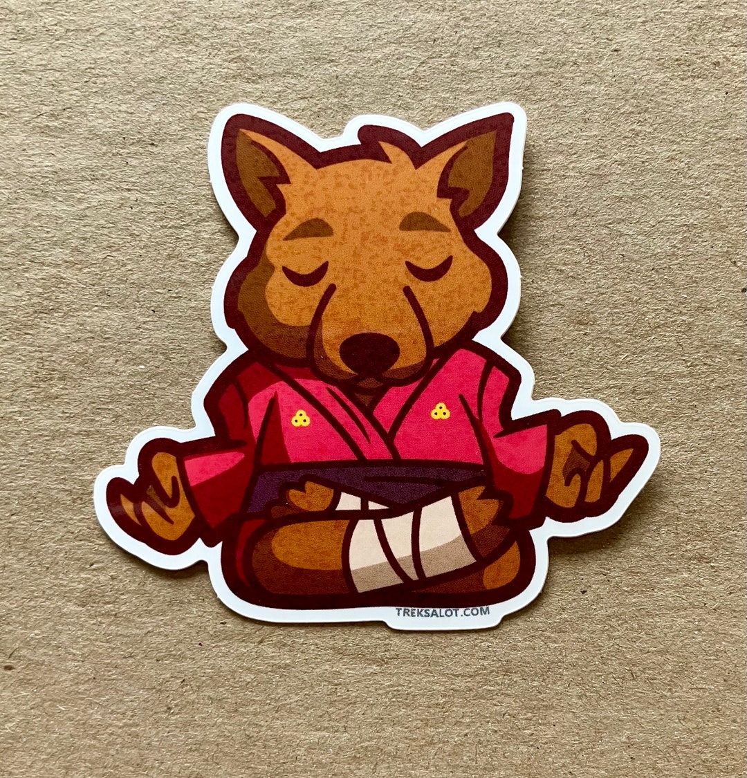 Splinter Sticker 3.6 Ninja Turtles Decal Pop Culture Print Nintendo Art ...