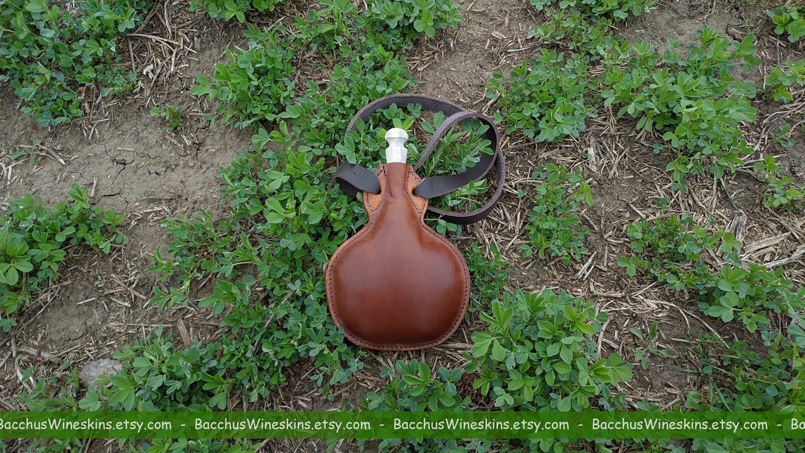 450ml s300 Leather Drinking Bottle Costrel - Etsy