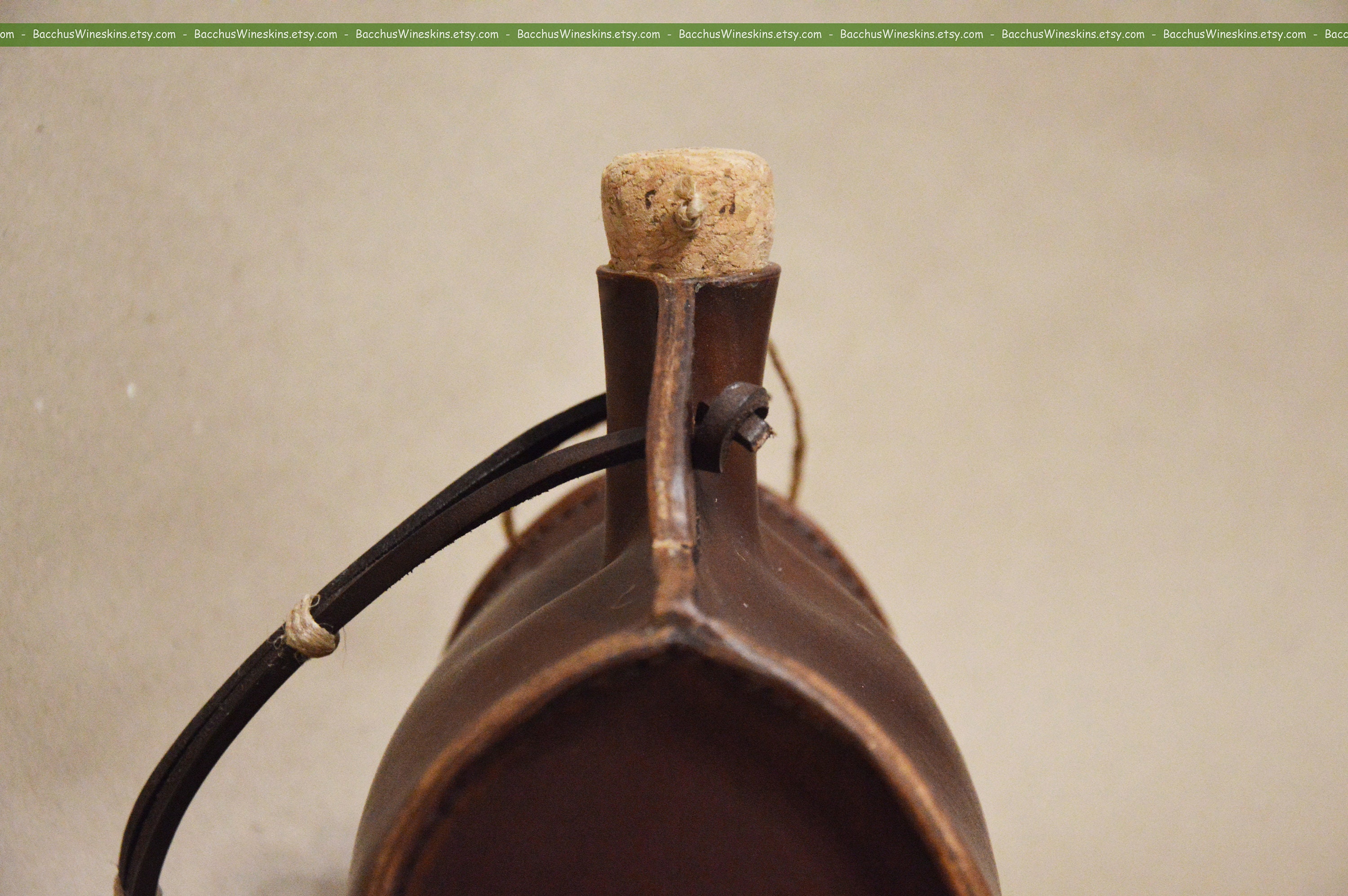 1200ml Mary Rose Leather Drinking Bottle Costrel Handmade | Etsy