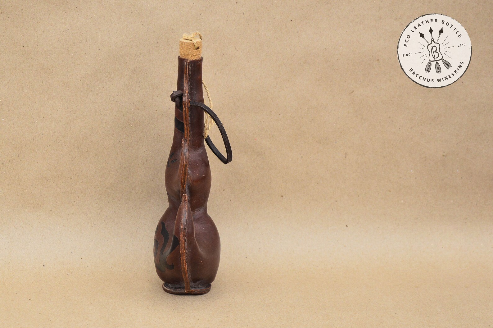 400ml tengri Leather Drinking Bottle Costrel | Etsy