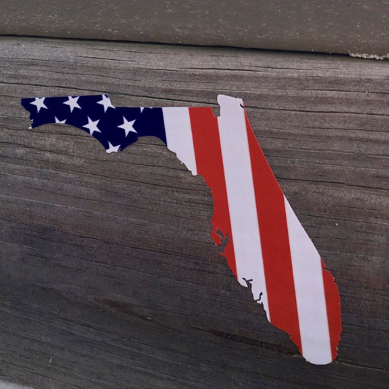 Florida Vinyl Sticker SALE Our Best Price Florida State Decal, Florida ...