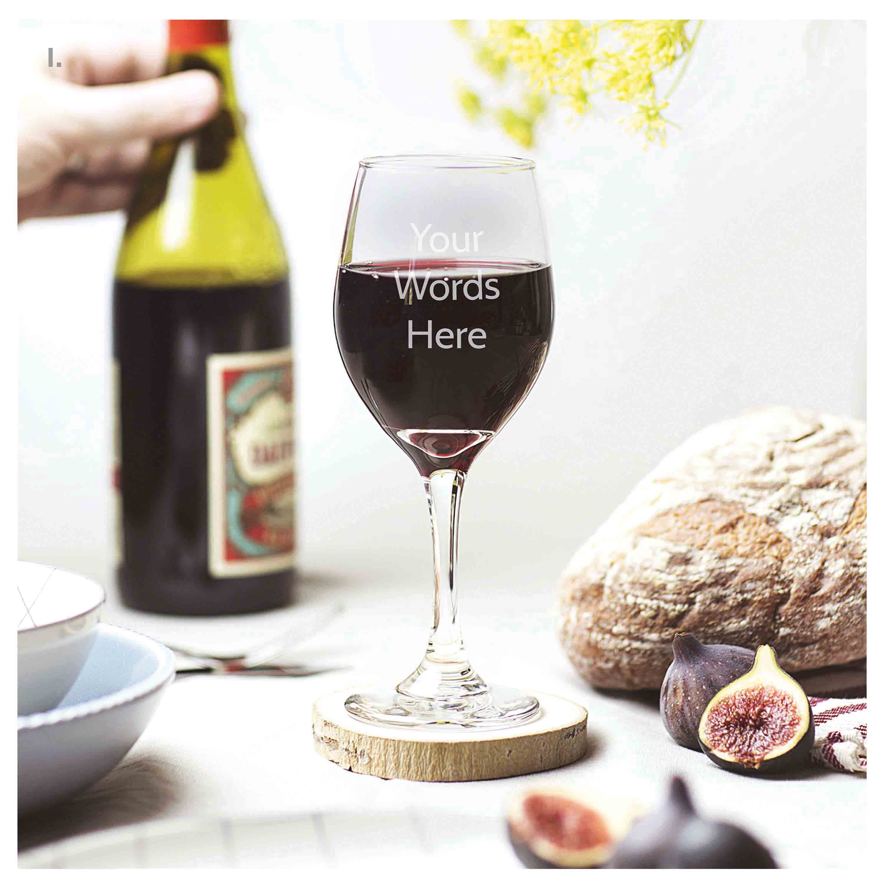 Personalised 'your Words Here' Block Glass Make Your - Etsy