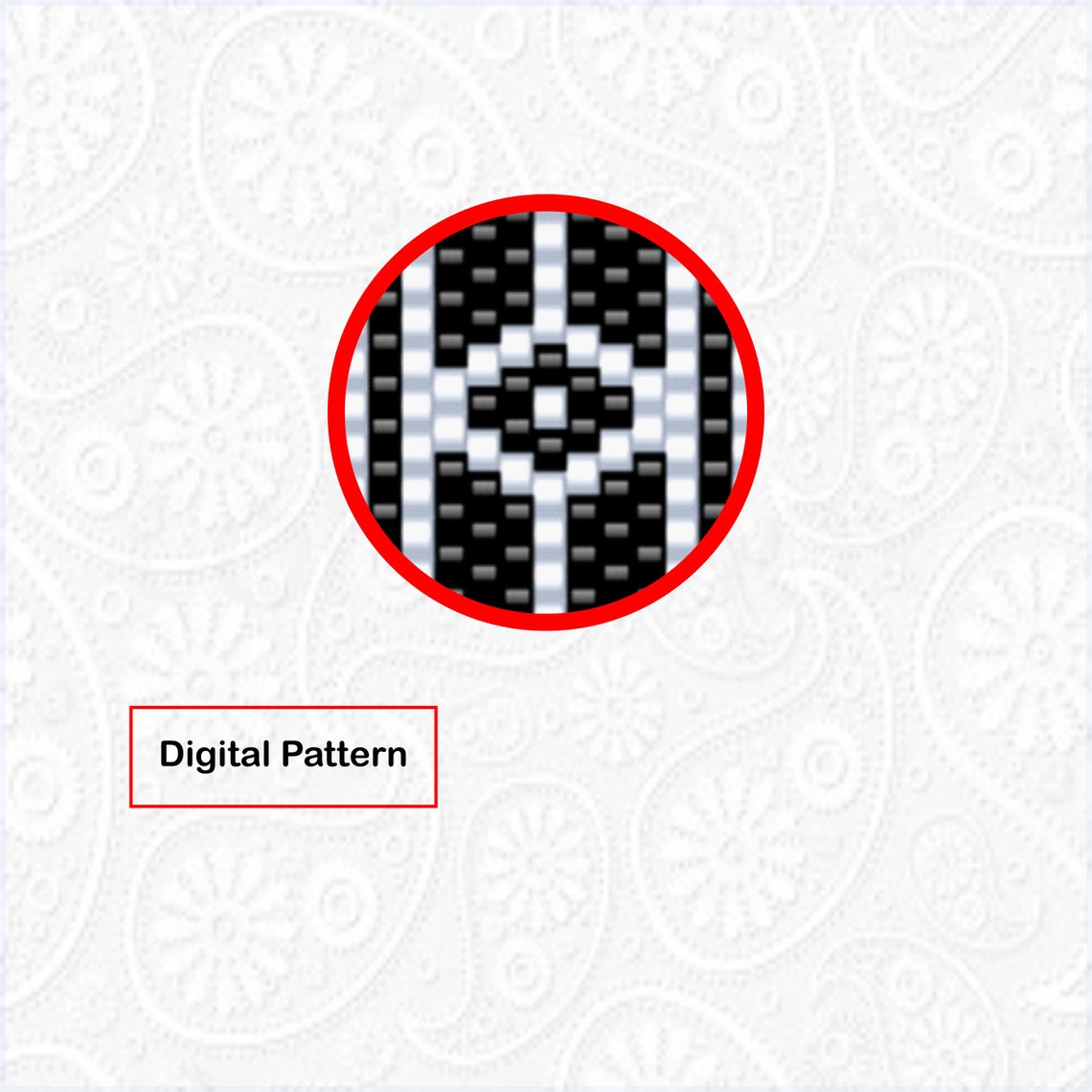 Letter K, Peyote Bead Pen Wrap Pattern, Peyote Bead Pattern ...