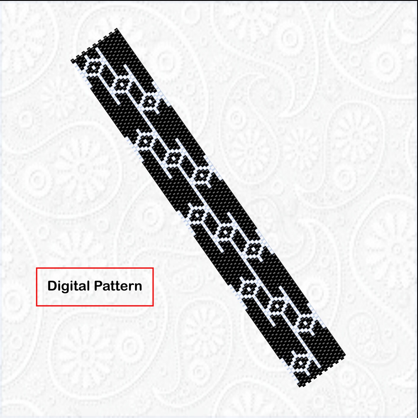 Letter K, Peyote Bead Bracelet Pattern, DIY Bookmark, Beadweaving ...