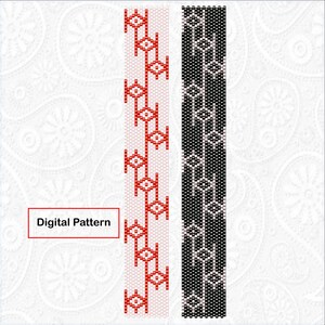 Letter K, Peyote Bead Bracelet Pattern, DIY Bookmark, Beadweaving ...
