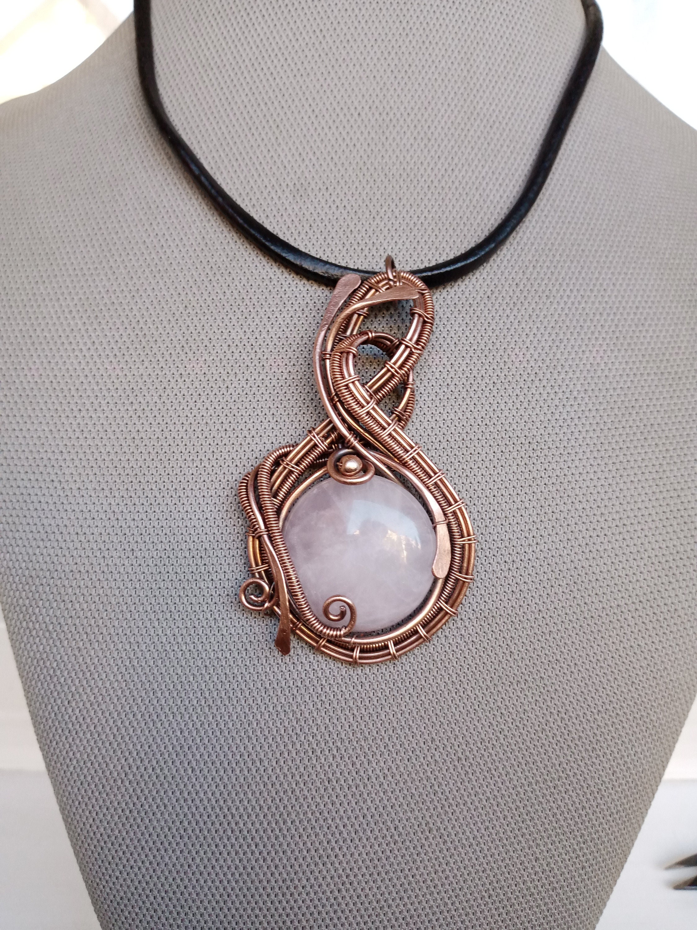 Love Stone is Extremely Soothing. Rose Quartz Statement Necklace ...
