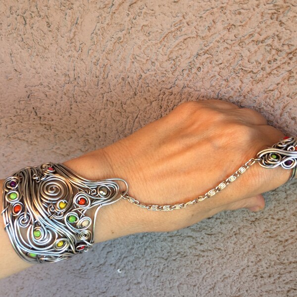 Wire Wrap Bracelet - Etsy