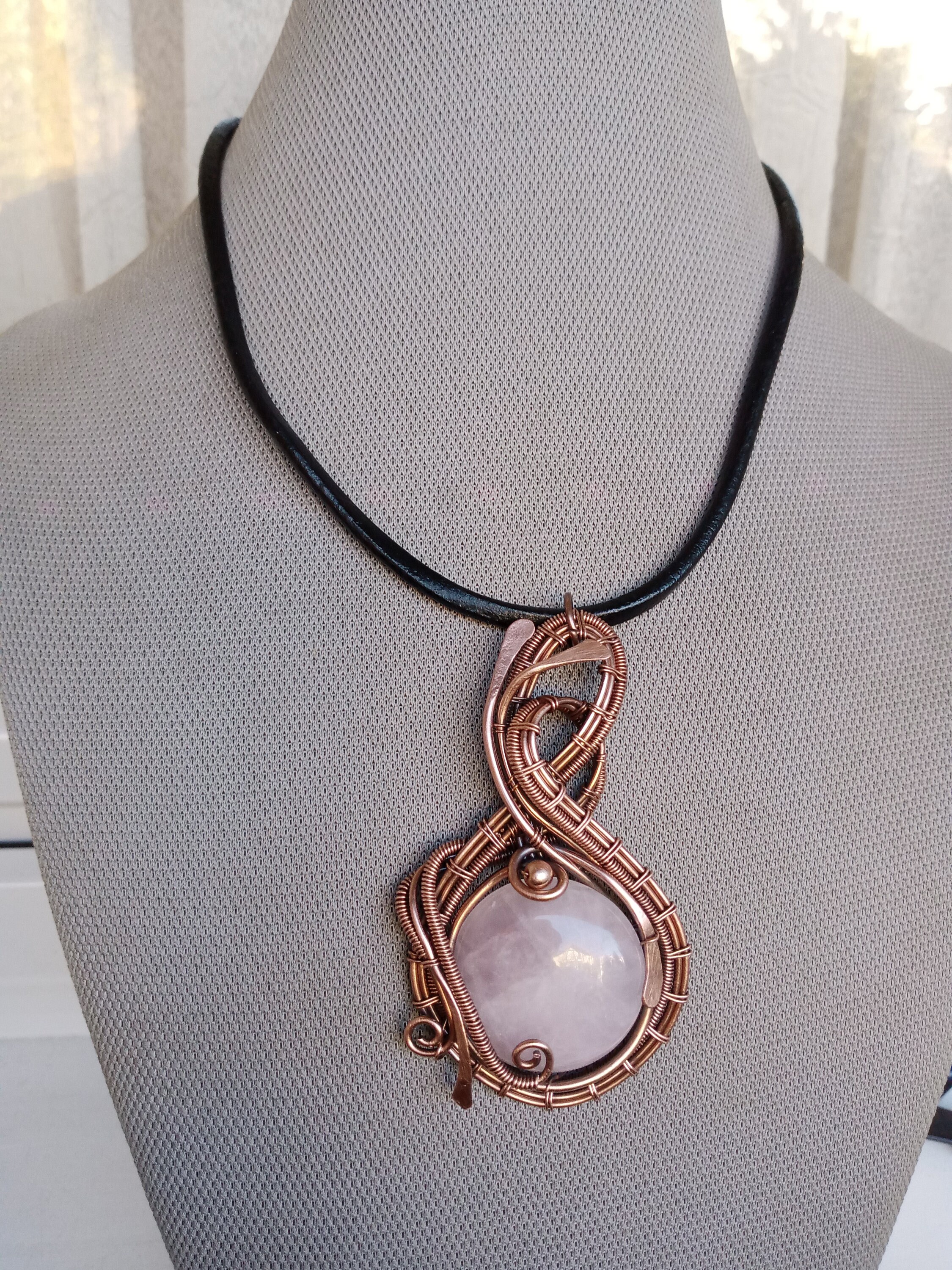 Love Stone is Extremely Soothing. Rose Quartz Statement Necklace ...