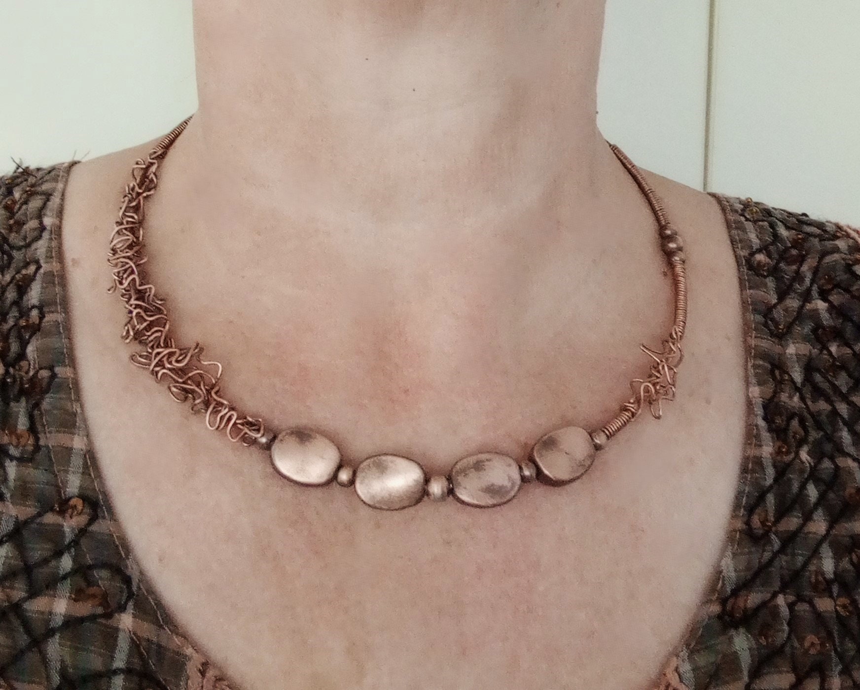 Copper Necklace. Cute Gift for Her. Health and Passion - Copper. Unique ...