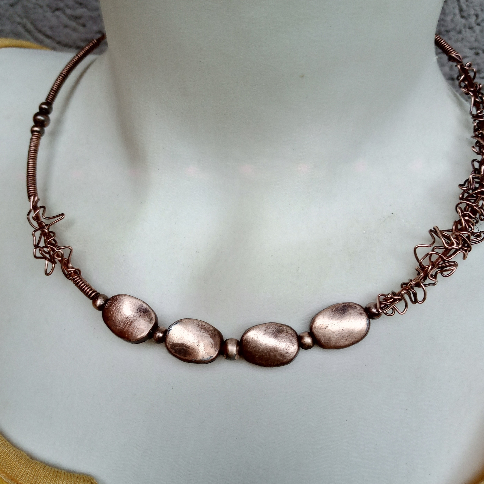 Copper Necklace. Cute Gift for Her. Health and Passion - Copper. Unique ...