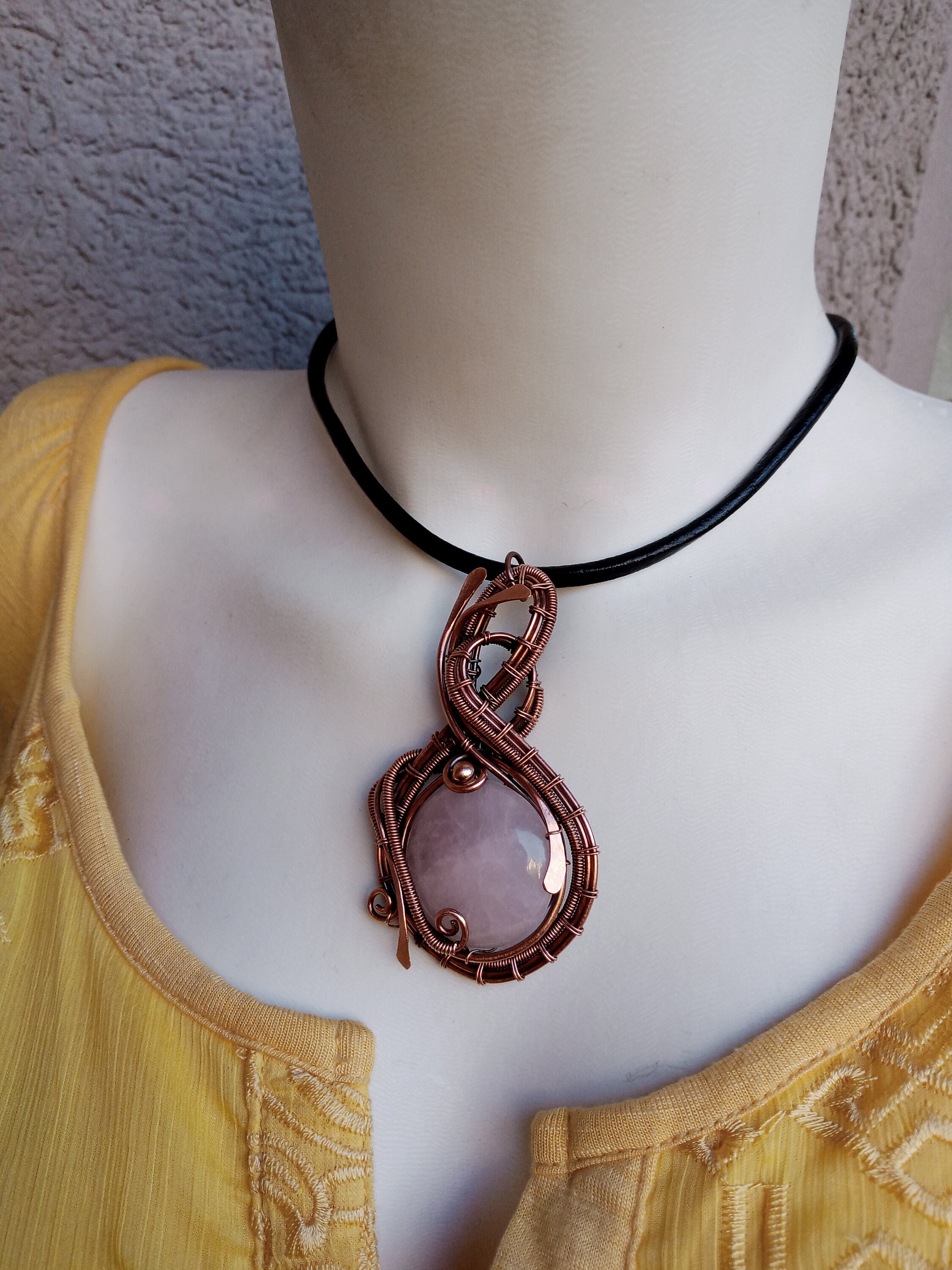 Love Stone is Extremely Soothing. Rose Quartz Statement Necklace ...