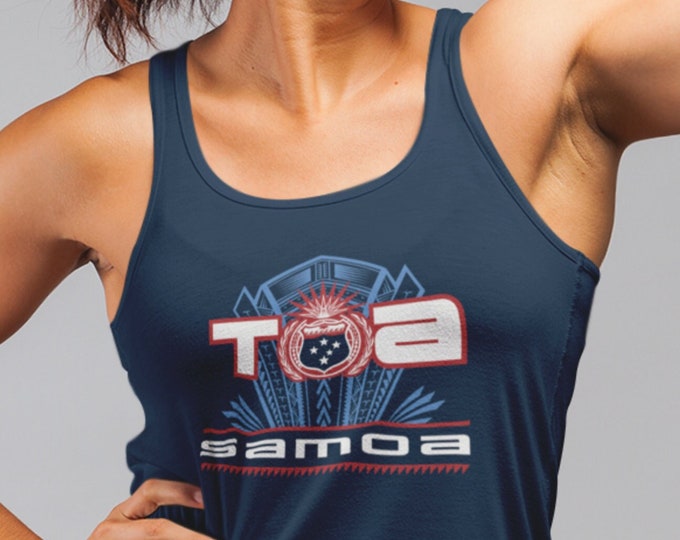 TOA SAMOA Tank - Samoan Rugby, Rugby, Samoan Gift, Pacific Islander ...